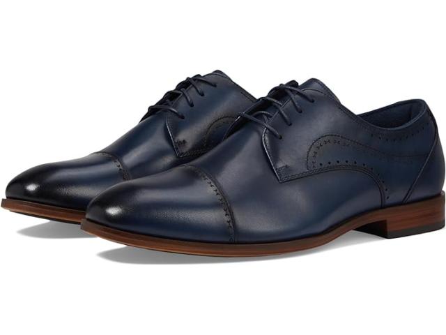 (取寄) ステイシー アダムス メンズ ブライアント キャップ トゥ レースアップ Stacy Adams men Bryant Cap Toe Lace-Up Navy