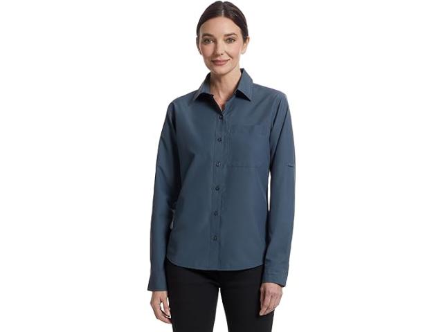 (取寄) マーモット レディース ロング スリーブ シャツ Marmot women AirExchange SolarShield Long Sleeve Shirt Thunderhead