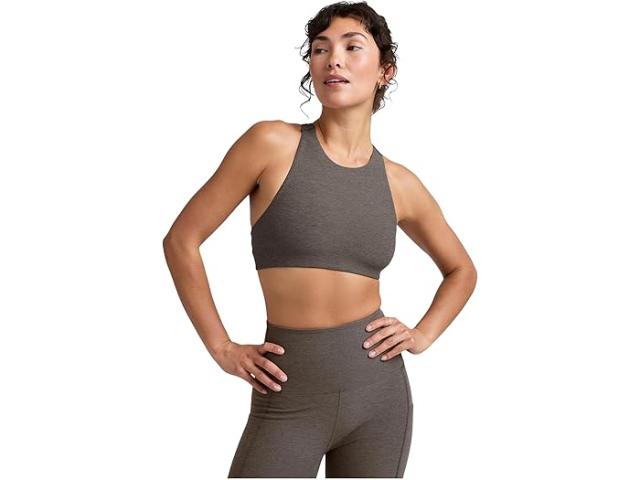 (取寄) ビヨンドヨガ レディース スペースダイ リフォーカス ブラ Beyond Yoga women Spacedye Refocus Bra True Gray Heather
