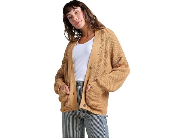 (取寄) トードアンドコー レディース ビアンカ シェーカー カーディガン Toad&Co women Bianca Shaker Cardigan Camel