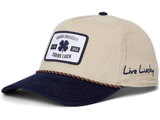 (取寄) ブラッククローバー オーバーン レガシー アジャスタブル スナップバック ハット Black Clover Auburn Legacy Adjustable Snapback Hat Natural/Navy/Corduroy With Rope Hd Patch