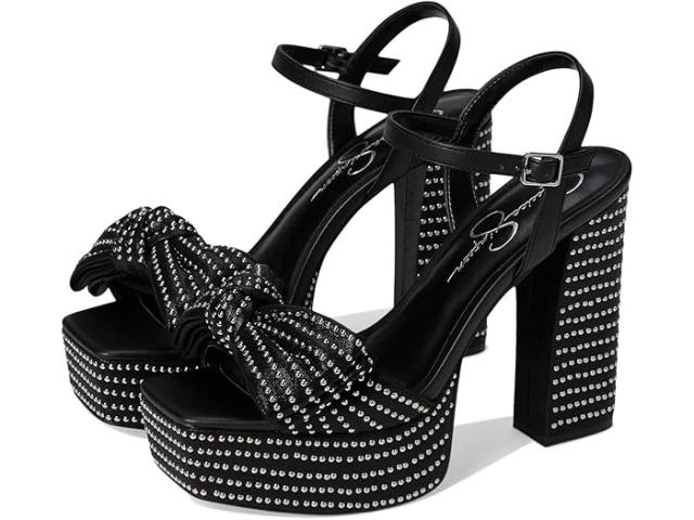 (取寄) ジェシカ シンプソン レディース ボウ プラットフォーム サンダル Jessica Simpson women Jessica Simpson Lollien Bow Platform Sandals Black