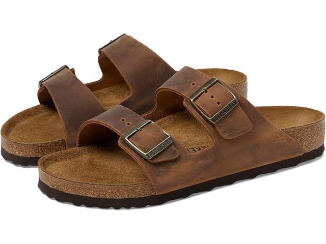 (取寄) ビルケンシュトック メンズ アリゾナ - オイルド レザー Birkenstock men Arizona - Oiled Leather Cognac