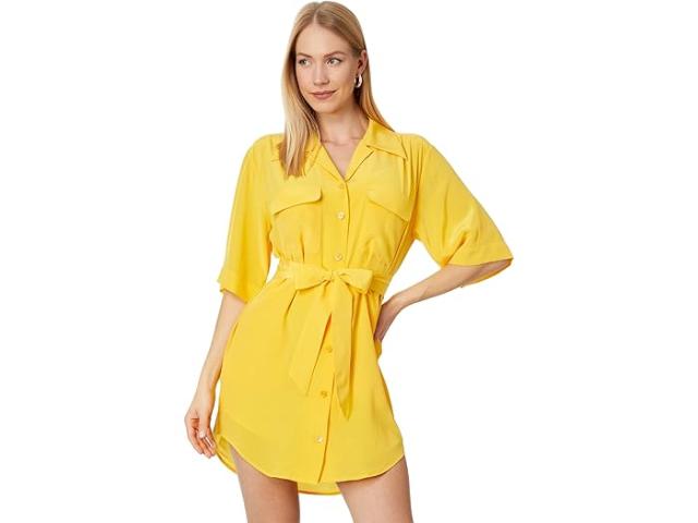 (取寄) エキップモン レディース ミラ ドレス EQUIPMENT women Mila Dress Soleil/De/Printemps