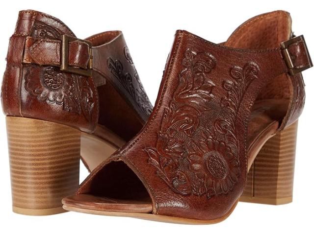 (取寄) ローパー レディース ミカ クローズド バック Roper women Mika Closed Back Tan Floral Tooled Leather