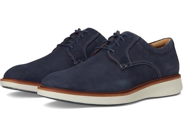 (取寄) ジョンストン&マーフィー メンズ パーカー プレーン トゥ Johnston & Murphy men XC+ Parker Plain Toe Navy Waterproof Nubuck