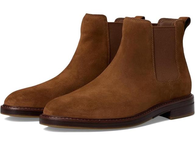 (取寄) コールハーン メンズ ジャドソン グランド チェルシー ブーツ Cole Haan men Judson Grand Chelsea Boots Spiced Brown Suede/Raven Water Resistant