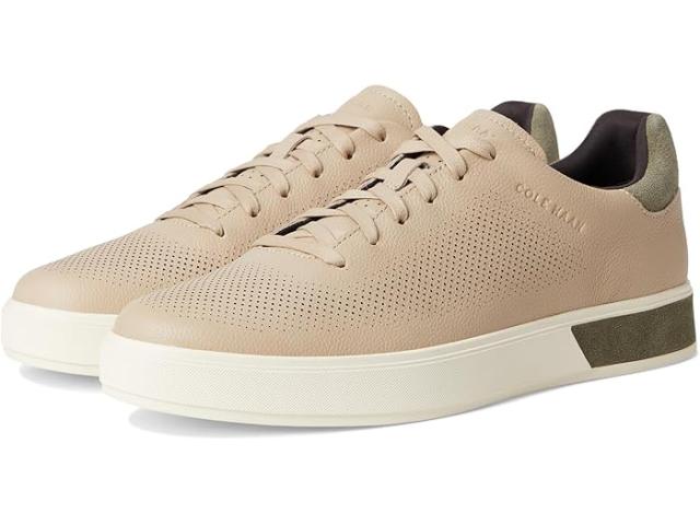 (取寄) コールハーン メンズ グランドプロ スニーカー Cole Haan men Grandpro Angleace Sneakers Light Sesame Nubuck/ Dusty Olive/Ivory