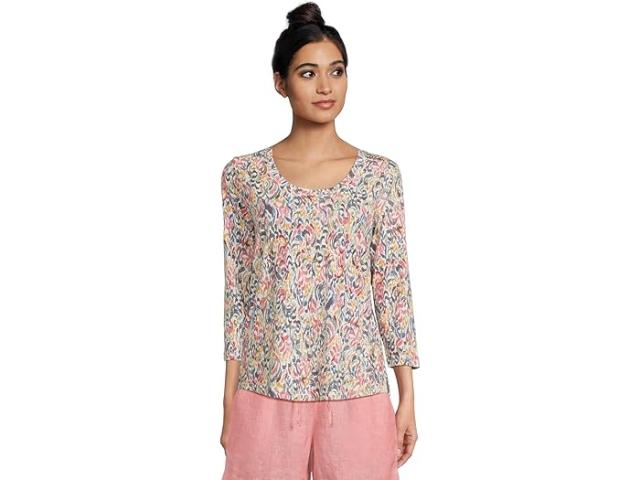 (取寄) トミーバハマ レディース アシュビー アイルズ サンリット シーズ ティー  Bahama women Ashby Isles Sunlit Seas Tee Coconut