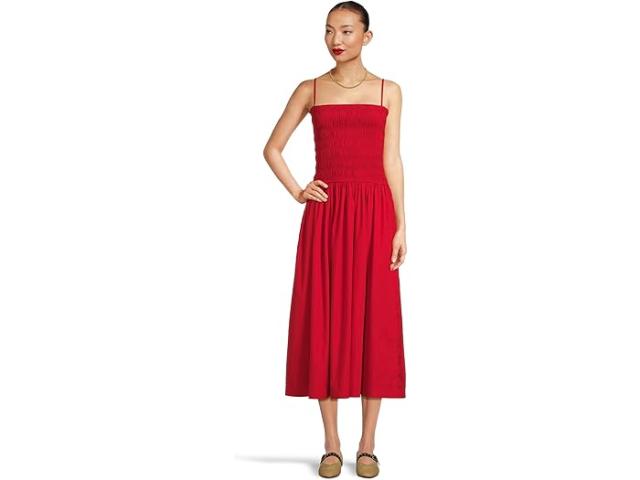 (取寄) メイドウェル レディース ピオニー ドレス Madewell women Peony Dress Festival Red
