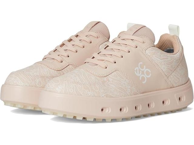 (取寄) エコー ゴルフ レディース ストリート 720 Ds ゴアテックス ウォータープルーフ ゴルフ シューズ ECCO Golf women Street 720 DS GORE-TEX Waterproof Golf Shoe Rose Dust