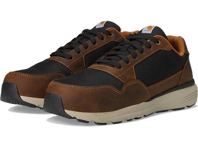 (取寄) カーハート メンズ グリーンフィールド SD ナノ トゥ ワーク スニーカー Carhartt men Greenfield SD Nano Toe Work Sneakers Brown/Black