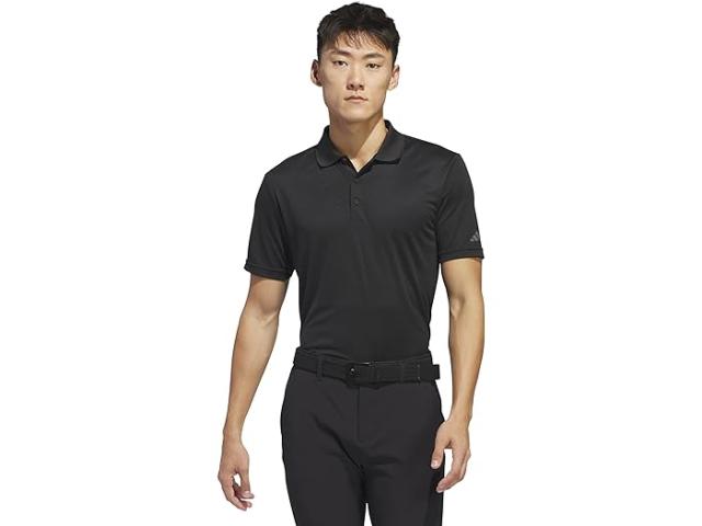 (取寄) アディダス ゴルフ メンズ アディ パフォーマンス ショート スリーブ ポロ adidas Golf men adidas Golf adi Performance Short Sleeve Polo Black