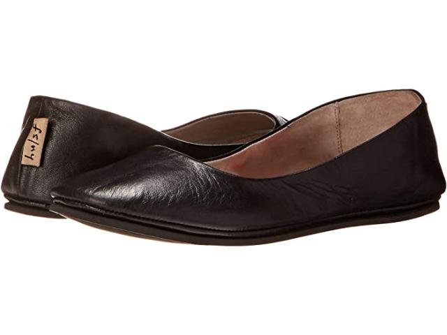 (取寄) フレンチ ソール レディース スループ フラッツ French Sole women  Sloop Flat Black Nappa Leather