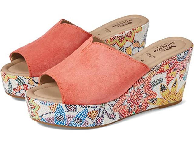 (取寄) スプリング ステップ レディース レイラニ Spring Step women Spring Step Laylani Coral Suede