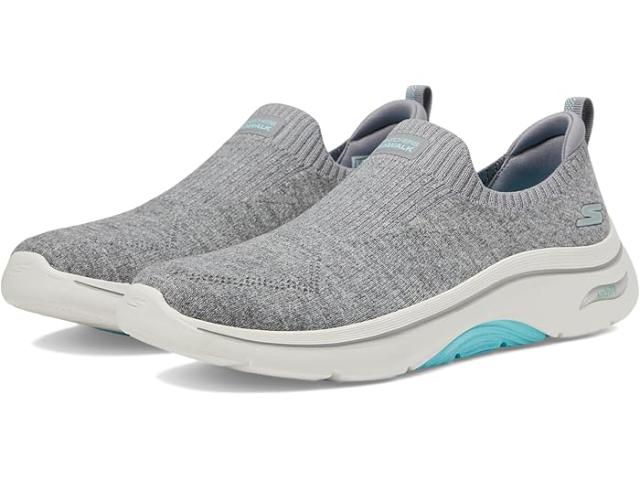 (取寄) スケッチャーズ パフォーマンス レディース ゴー ウォーク アーチ フィット 2.0 イライザ SKECHERS Performance women SKECHERS Performance Go Walk Arch Fit 2.0 Eliza Gray/Turquoise