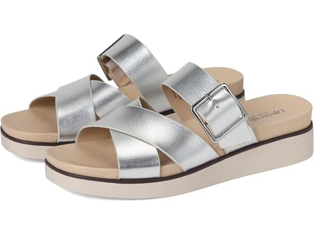 (取寄) ライフストライド レディース ゲットアウェイ LifeStride women Getaway Silver llic