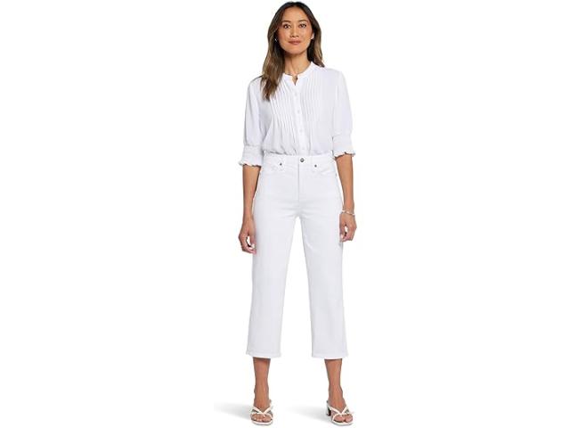 (取寄) エヌワイディージェイ レディース ジョニ ハイライズ リラックスド-フィット カプリ イン オプティック ホワイト NYDJ women Joni High-Rise Relaxed Capri in Optic White Optic White