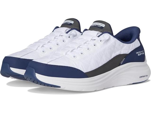 (取寄) スケッチャーズ レディース コンツアー フォーム - コージー フィット ハンズ フリー スリップ-インス SKECHERS women Contour Foam - Cozy Fit Hands Free Slip-Ins Navy