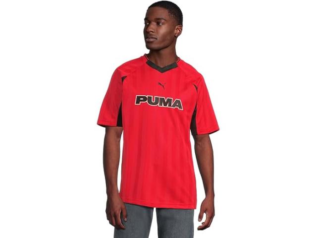 (取寄) プーマ メンズ スポーツ ライフスタイル サッカー ジャージ PUMA men Sport Lifestyle Soccer Jersey For All Time Red