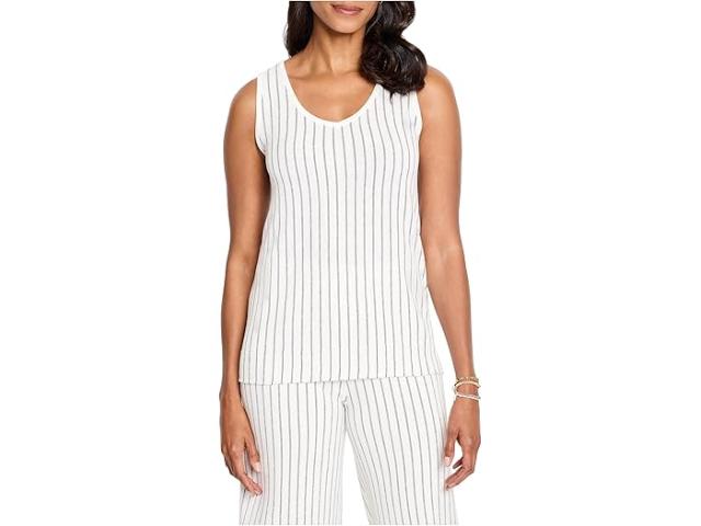 (取寄) ニックゾー レディース ディスティネーション ストライプ ニット タンク NIC+ZOE women Destination Stripe Knit Tank White Multi
