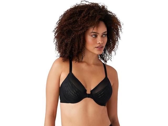 (取寄) ワコール レディース エレベイテッド アリュール シームレス フロント-クローズ アンダーワイヤー ブラ Wacoal women Elevated Allure Seamless Front-Close Underwire Bra Black