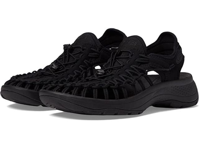 (取寄) キーン レディース ユニーク アストリア KEEN women KEEN Uneek Astoria Black/Black