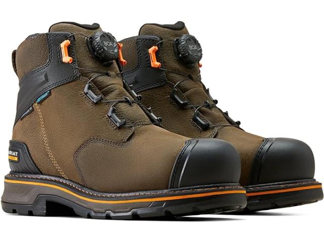 (取寄) アリアット メンズ スタンプス ジャンパー 6 ボア ウォータープルーフ コンポジット トゥ ワーク ブーツ Ariat men Stump Jumper 6