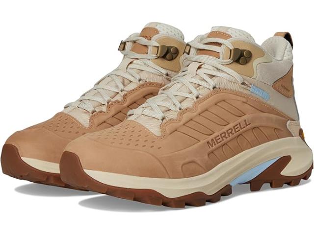 (取寄) メレル レディース モアブ スピード 2 LTR ミッド ウォータープルーフ Merrell women Moab Speed 2 LTR Mid Waterproof Latte