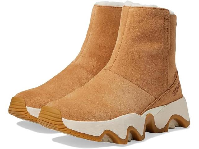 (取寄) ソレル レディース キネティック インパクト ショート ブーツ ウォータープルーフ SOREL women Kinetic Impact Short Boot Waterproof Tawny Buff/Gum 17