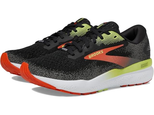 (取寄) ブルックス メンズ ゴースト 16 Gtx Brooks men Brooks Ghost 16 GTX Black/Mandarin Red/Green
