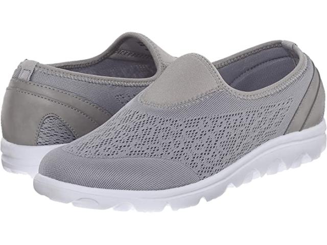 (取寄) プロペット レディース トラベルアクティブ スリッポン Propet women TravelActiv Slip-On Silver