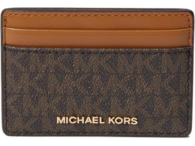 (取寄) マイケルコース レディース ジェット セット カード ホルダー MICHAEL Michael Kors women Jet Set Card Holder Brown