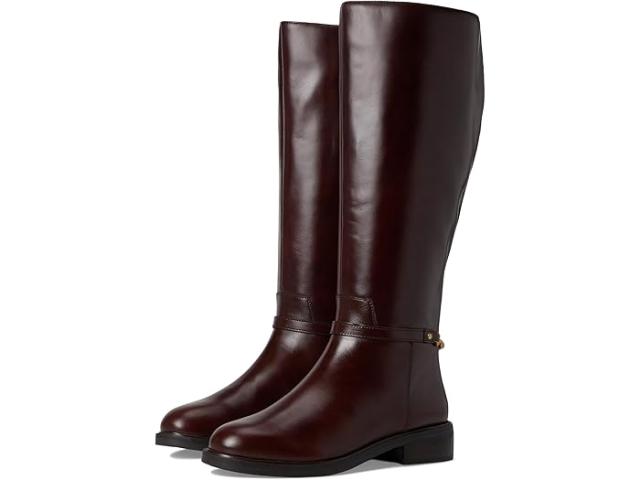 (取寄) ヴィンスカムート レディース アドリア アンクル リンク ワイド カーフ ニー ハイ ライディング ブーツ Vince Camuto women Adria Ankle Link Wide Calf Knee High Riding Boot Rich Mahogany