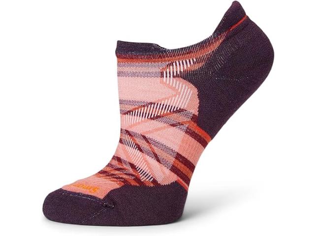 (取寄) スマートウール レディース ラン ターゲッティド クッション ストライプ ロー アンクル ソックス Smartwool women Run Targeted Cushion Stripe Low Ankle Socks Wild Salmon