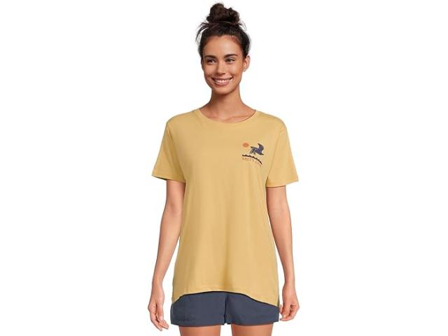 (取寄) ソルティ クルー レディース ランチ タイム ボーイフレンズ ティー Salty Crew women Lunch Time Boyfriend Tee Dusty Gold