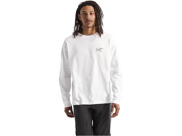 (取寄) アークテリクス メンズ クラッグ コットン ロング スリーブ Arc'teryx men Kragg Cotton Long Sleeve White Light/Black