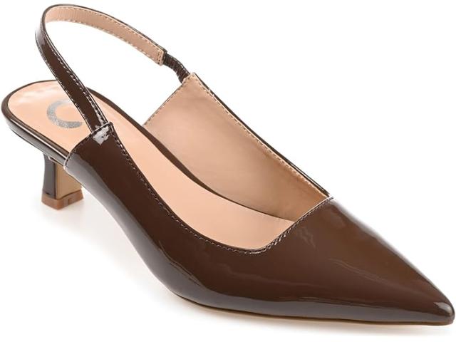 (取寄) ジュルネ コレクション レディース ポーリーナ Journee Collection women Paulina Patent/Brown