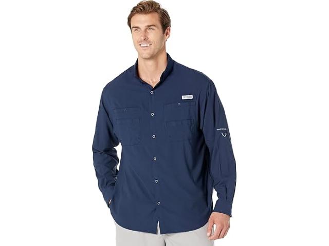 (取寄) コロンビア メンズ タミアミ リ L/S Columbia men Columbia Tamiami II L/S Collegiate Navy