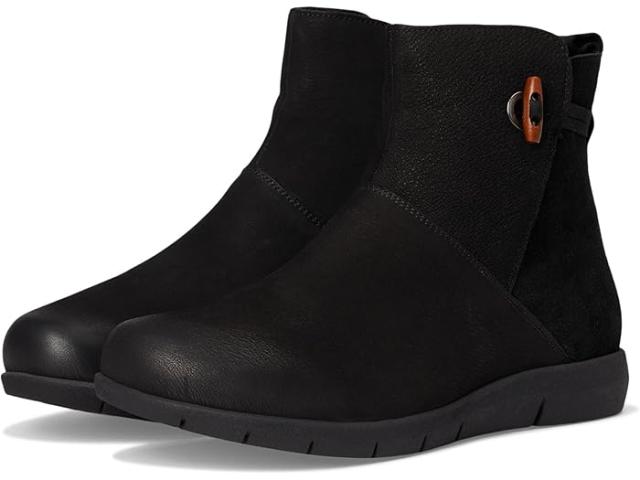 (取寄) ソフトウォーカー レディース アデレード SoftWalk women Adelaide Black Nubuck