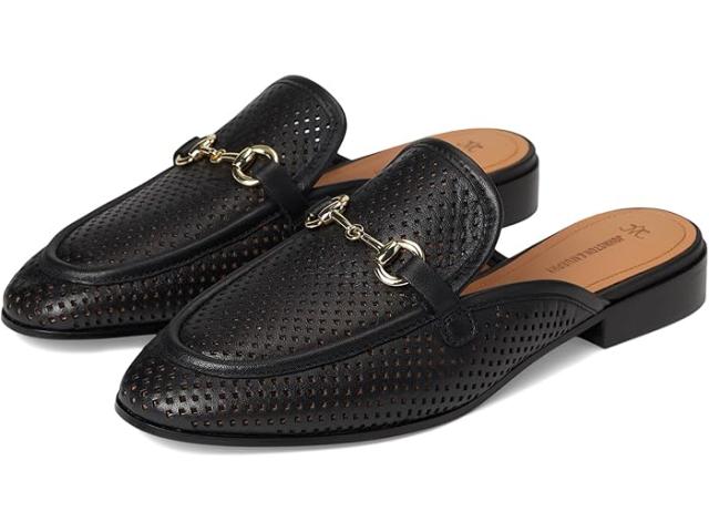 (取寄) ジョンストン&マーフィー レディース アリ パーフェド ビット ミュール Johnston & Murphy women Ali Perfed Bit Mule Black