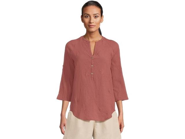 (取寄) ロイヤルロビンズ レディース オアシス チュニック リ 3/4 スリーブ  Robbins women Oasis Tunic II 3/4 Sleeve Wild Rhubarb