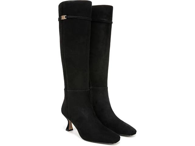 (取寄) サムエデルマン レディース ライラ Sam Edelman women Lyla Black Suede Wide Calf