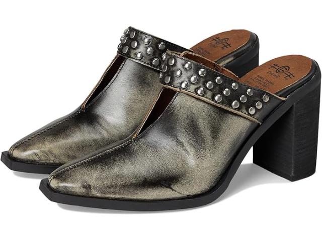 (取寄) コーラル ブーツ レディース レディ スタッズ ミュール Corral Boots women Lady Studs Mule Distressed Black