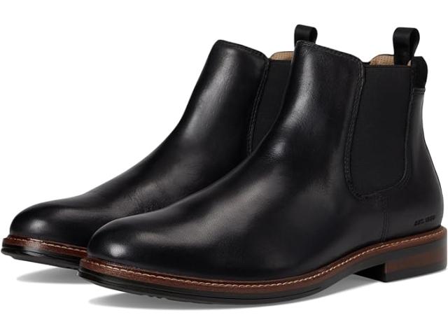 (取寄) ジョンストン&マーフィー メンズ ダラム チェルシー ブーツ Johnston & Murphy men XC+ Durham Chelsea Boots Black Waterproof Full Grain