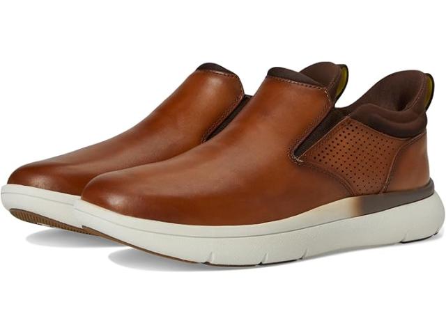 (取寄) フローシャイム メンズ フリート プレーン トゥ スリップ-オン スニーカー Florsheim men Fleet Plain Toe Slip-On Sneakers Cognac