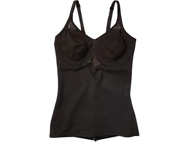 (取寄) ミラクルスーツ シェイプウェア レディース エクストラ ファーム セクシー シーア シェーピング アンダーワイヤー キャミソール Miraclesuit Shapewear women  Extra Firm Sexy Sheer Shaping Underwire Camisole Black