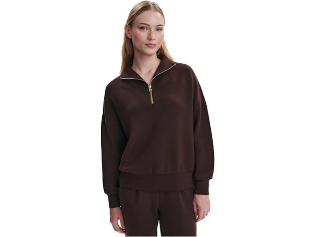(取寄) バーリー レディース ハーレイ 1/2 ジップ セーター Varley women Hawley 1/2 Zip Sweater Coffee Bean
