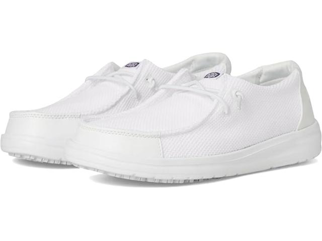 (取寄) ヘイ デュード レディース ウェンディ ワーク CE Hey Dude women Wendy Work CE White