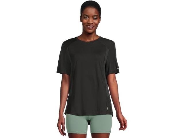 (取寄) スマートウール レディース マウンテン バイク ショート スリーブ ジャージ Smartwool women Mountain Bike Short Sleeve Jersey Black